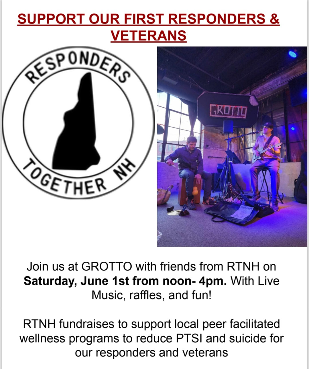 RTNH Events & Training - Responders Together NH